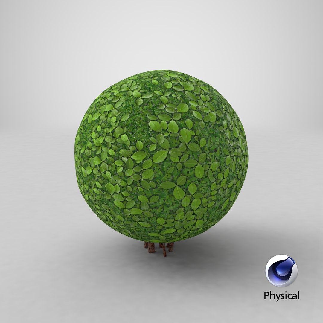 Stylized Sphere Bush V2 3D - TurboSquid 2089148