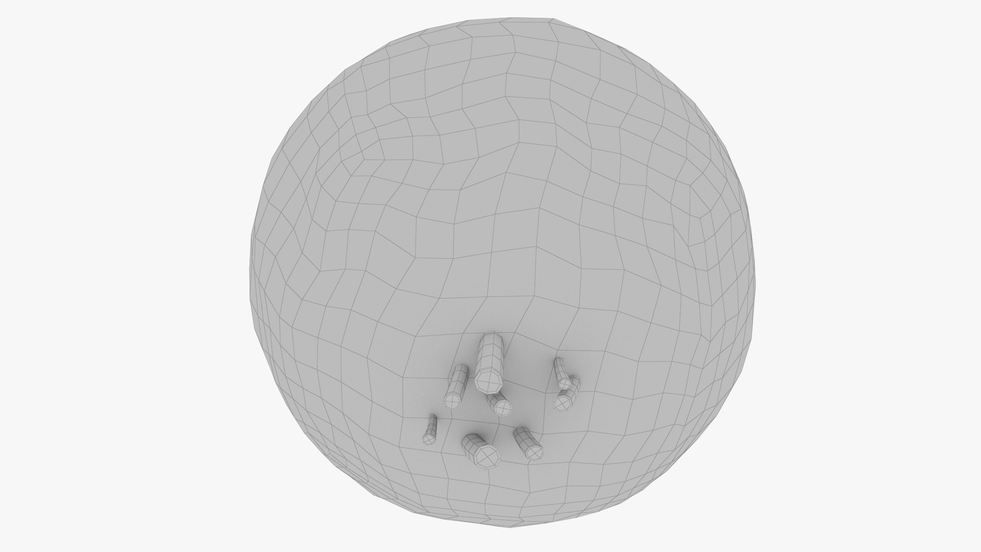 Stylized Sphere Bush V2 3D - TurboSquid 2089148