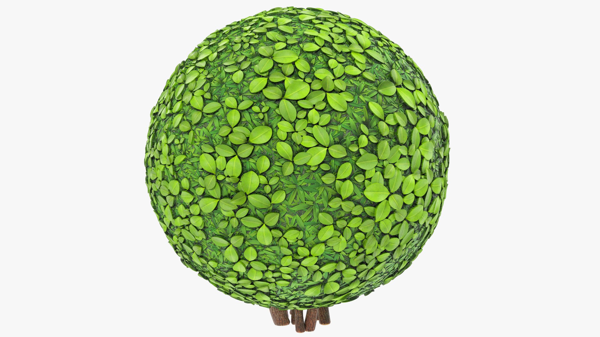 Stylized Sphere Bush V2 3D - TurboSquid 2089148