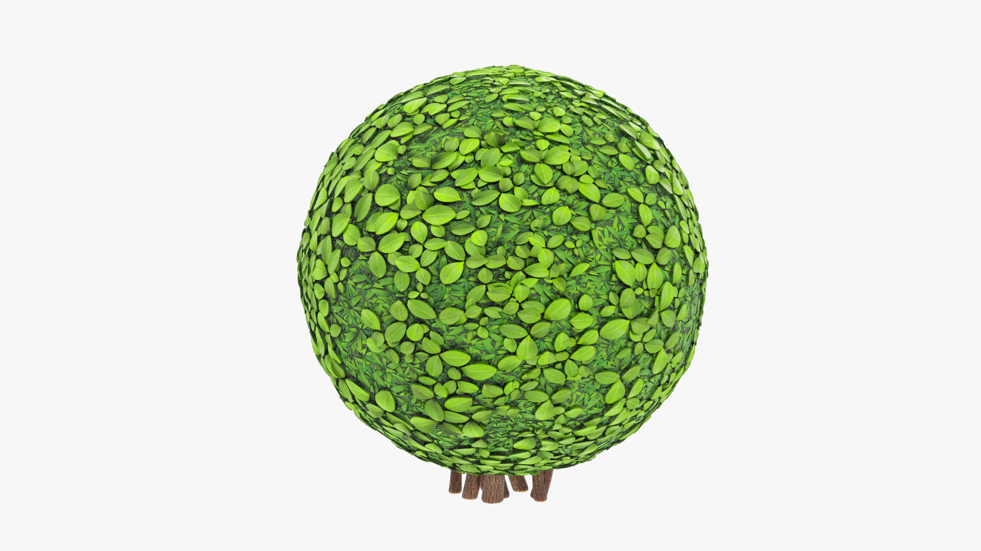 Stylized Sphere Bush V2 3D - TurboSquid 2089148
