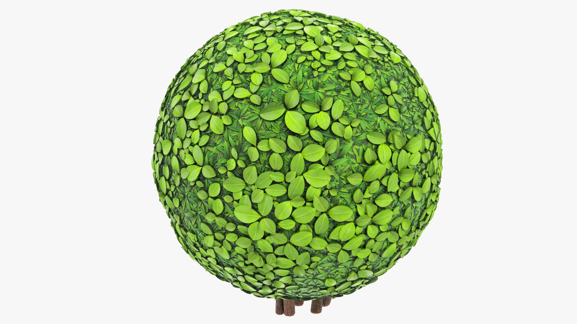 Stylized Sphere Bush V2 3D - TurboSquid 2089148