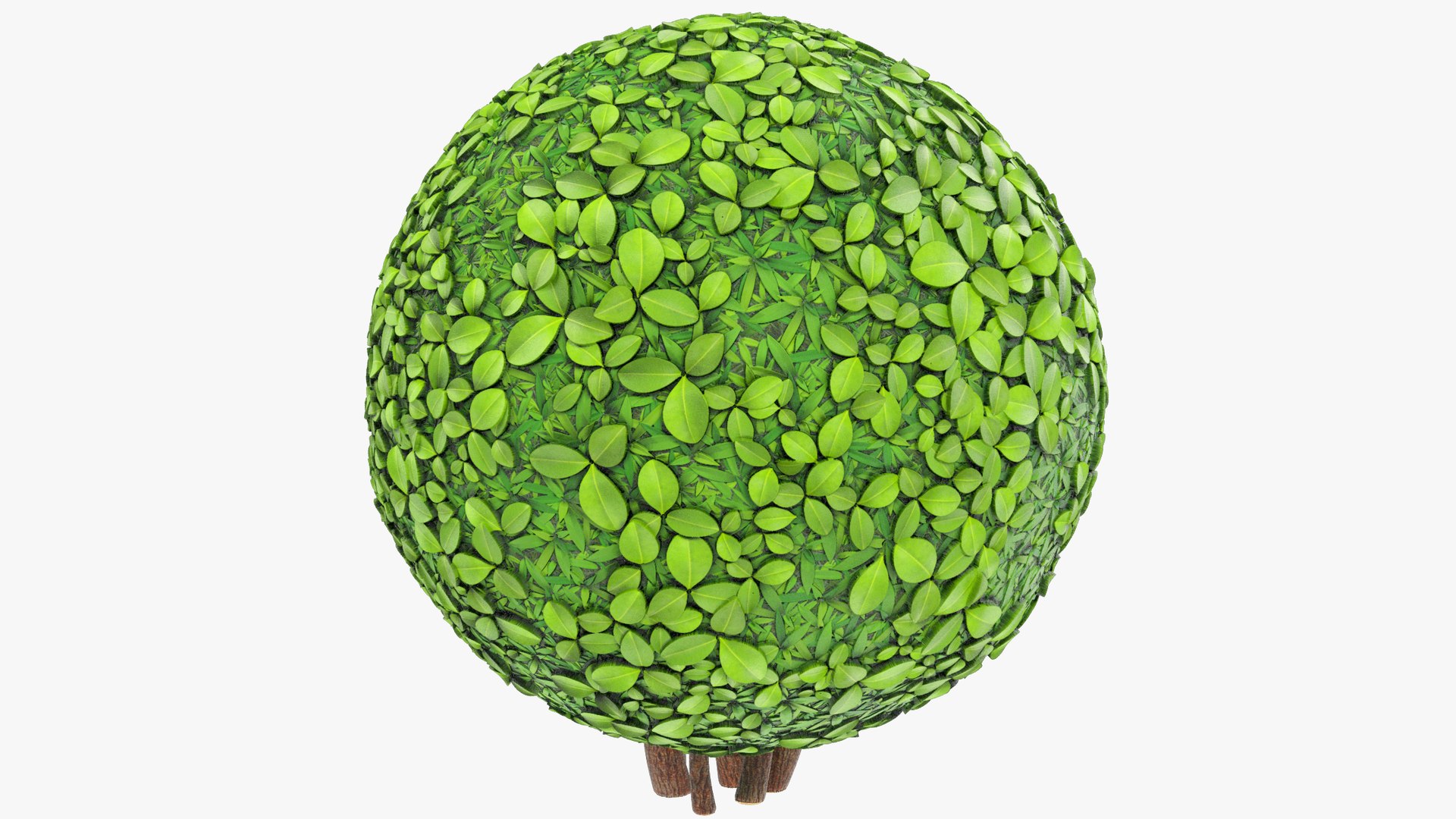 Stylized Sphere Bush V2 3D - TurboSquid 2089148