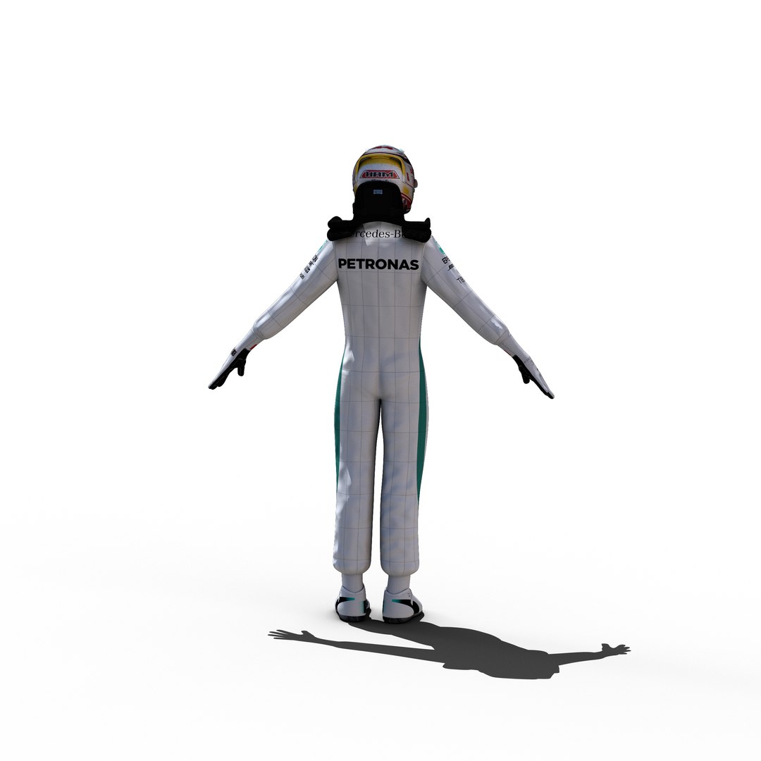 Lewis Hamilton 2018 3D Model - TurboSquid 1336196