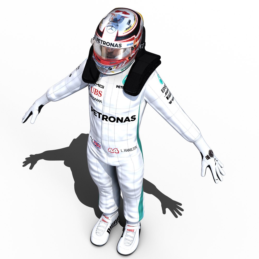 Lewis Hamilton 2018 3D Model - TurboSquid 1336196
