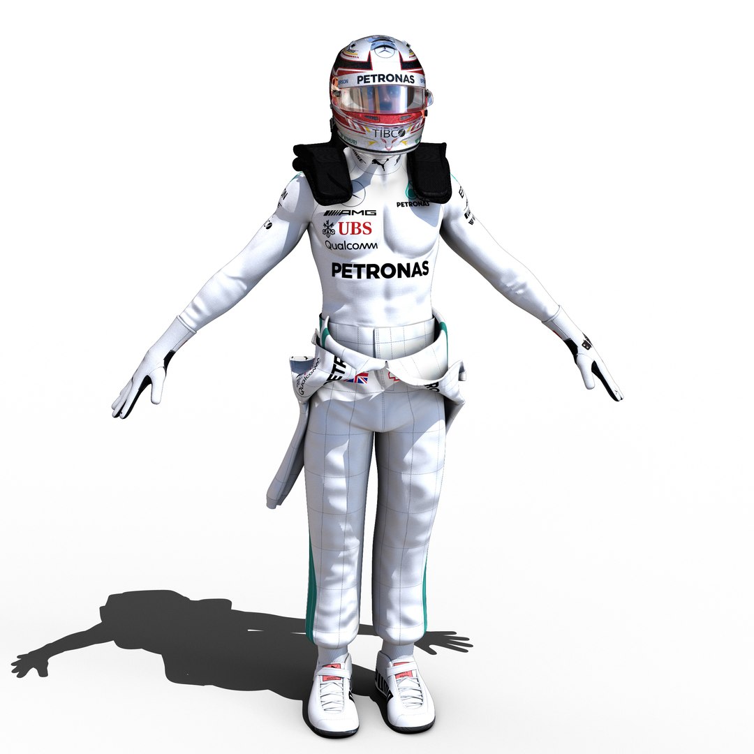 Lewis Hamilton 2018 3D Model - TurboSquid 1336196