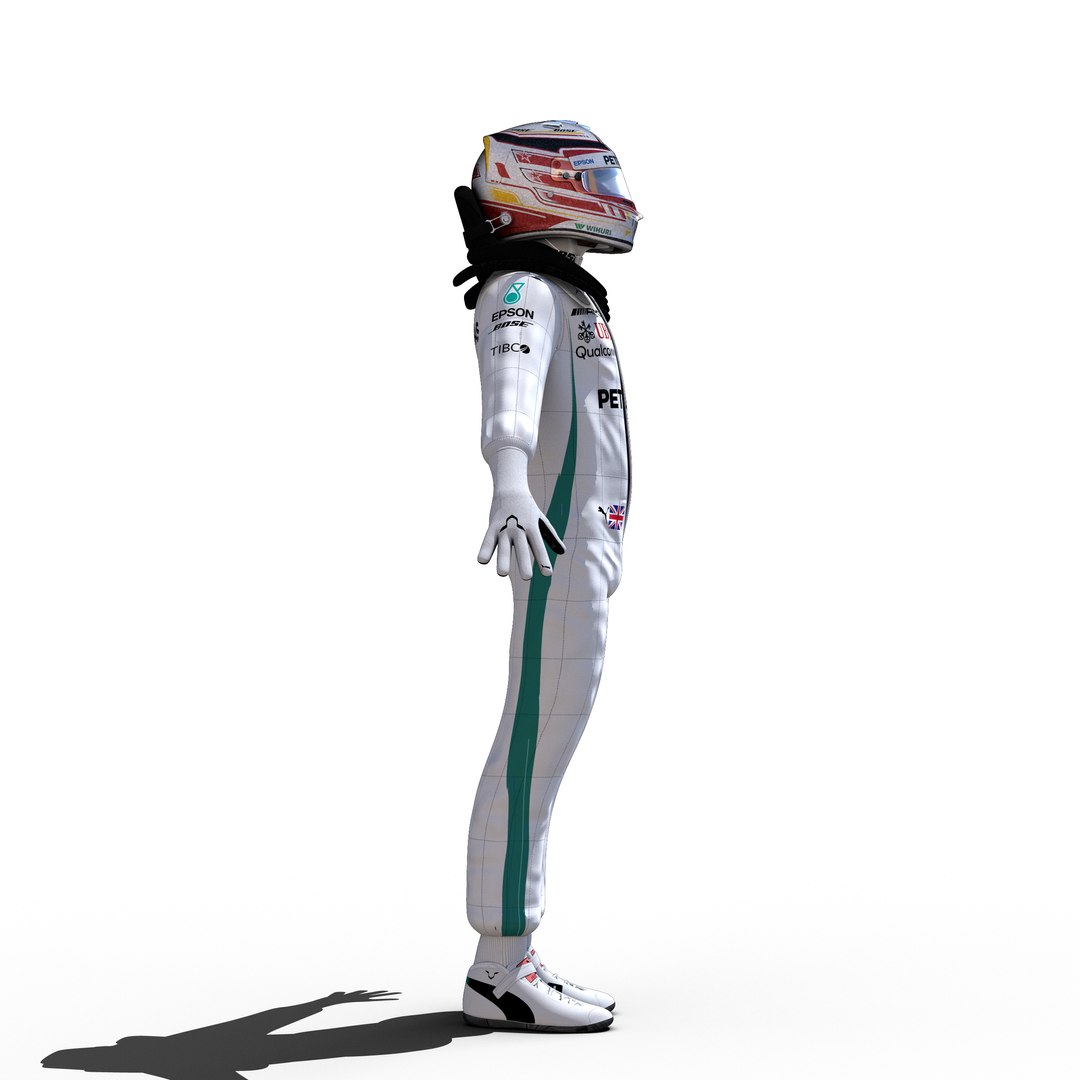 Lewis Hamilton 2018 3D Model - TurboSquid 1336196