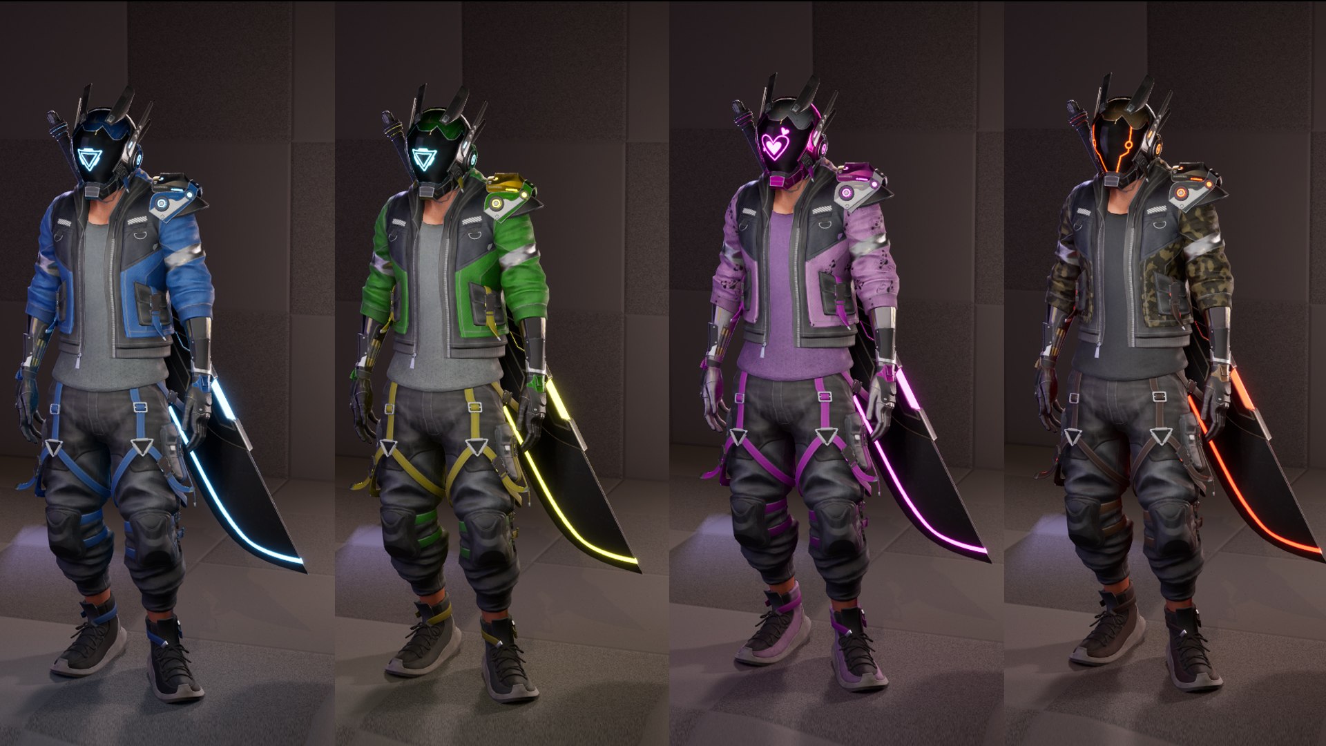 3D Model Fantasy Cyberpunk Swordsman - TurboSquid 2239631