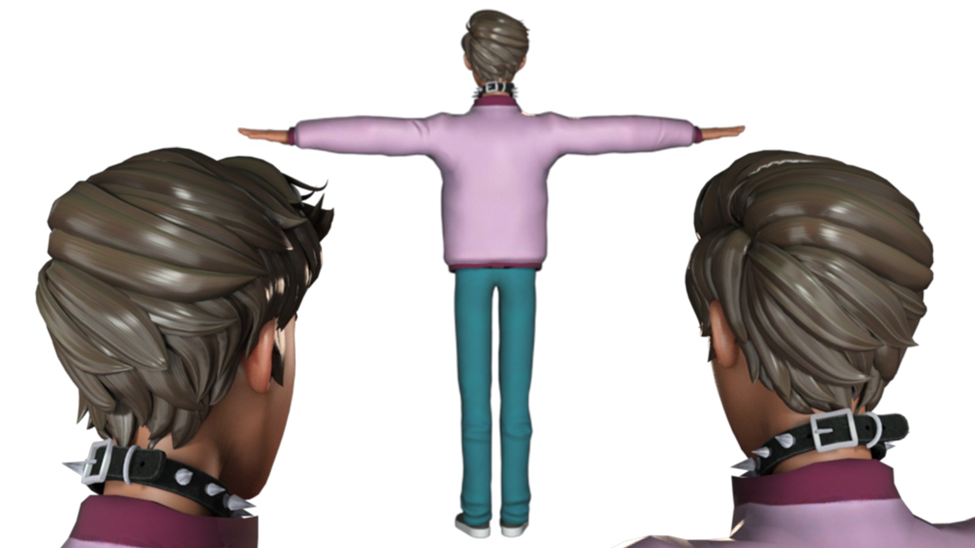 Cartoon Boy-Jack Rigged 3D Model Model - TurboSquid 2099375