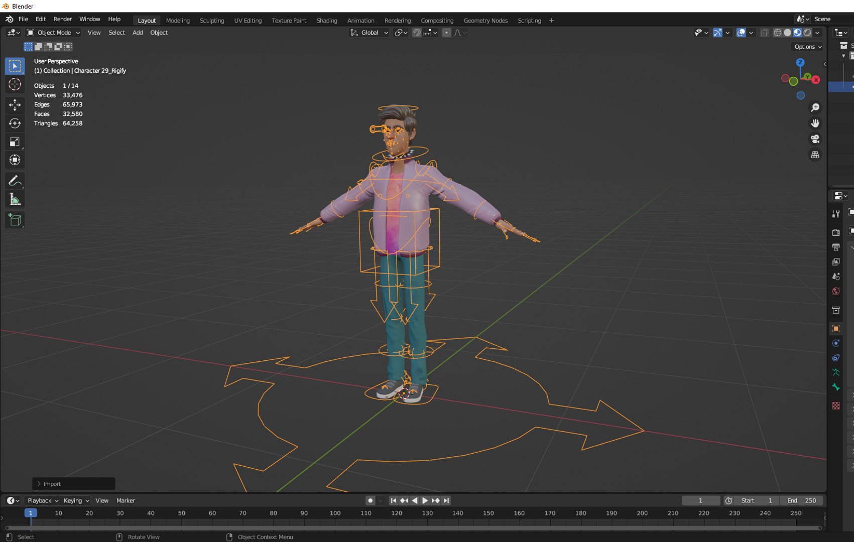 Cartoon Boy-Jack Rigged 3D Model Model - TurboSquid 2099375