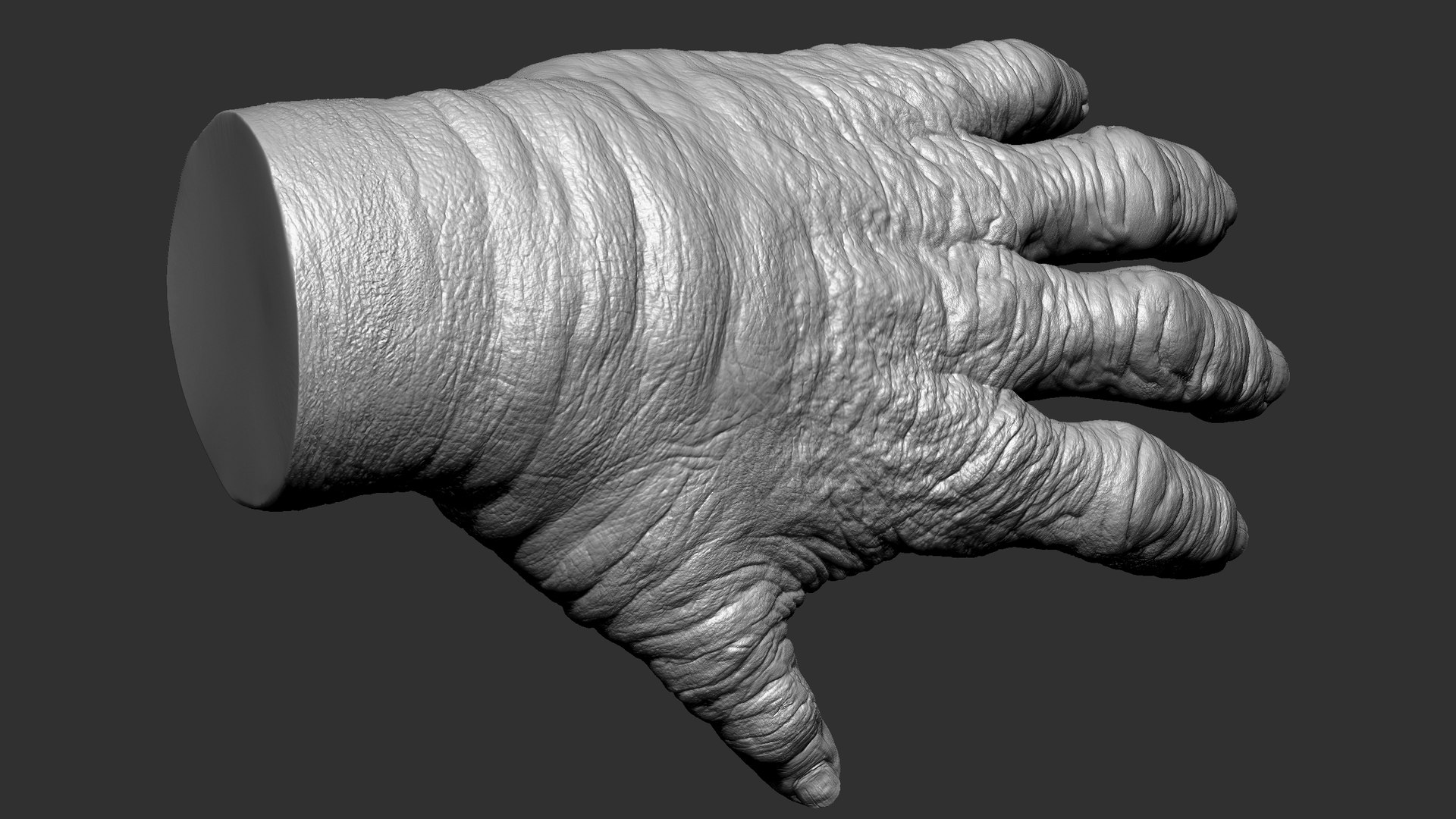 Gorilla Hand 3D Model - TurboSquid 1839791