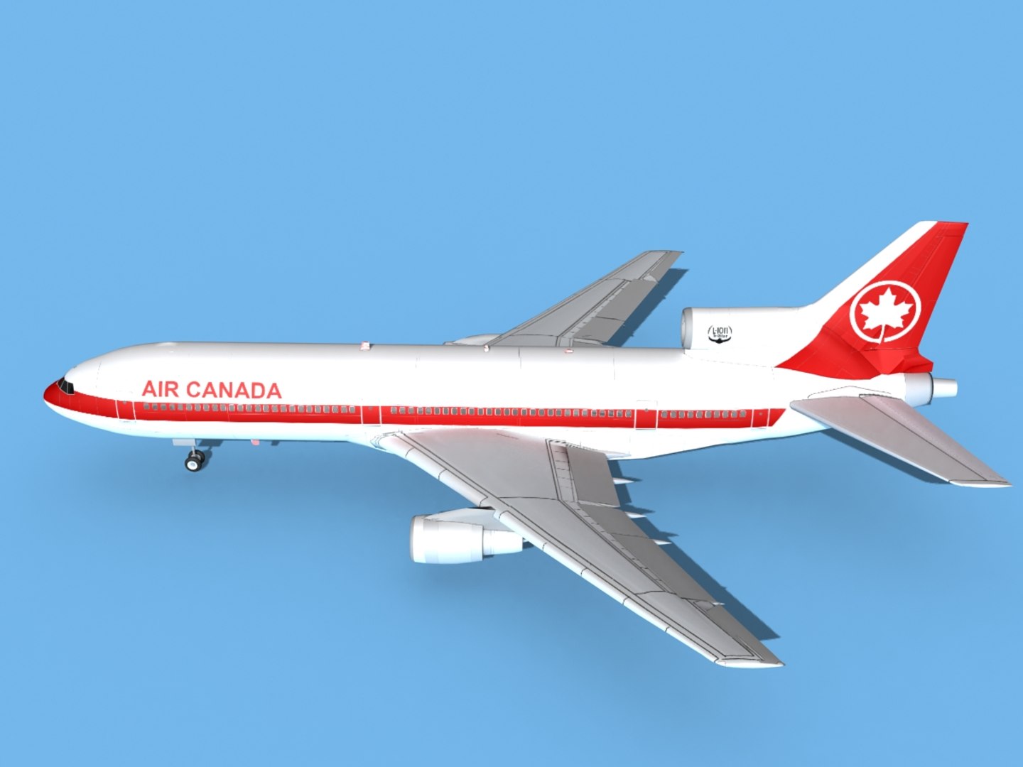 3D Lockheed L-1011-10 Air - TurboSquid 1488827