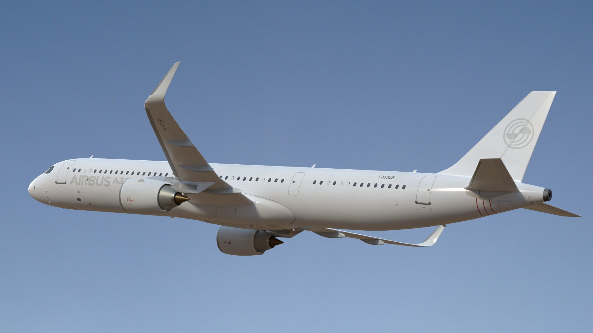 3D A321XLR White Livery SC - TurboSquid 2248218