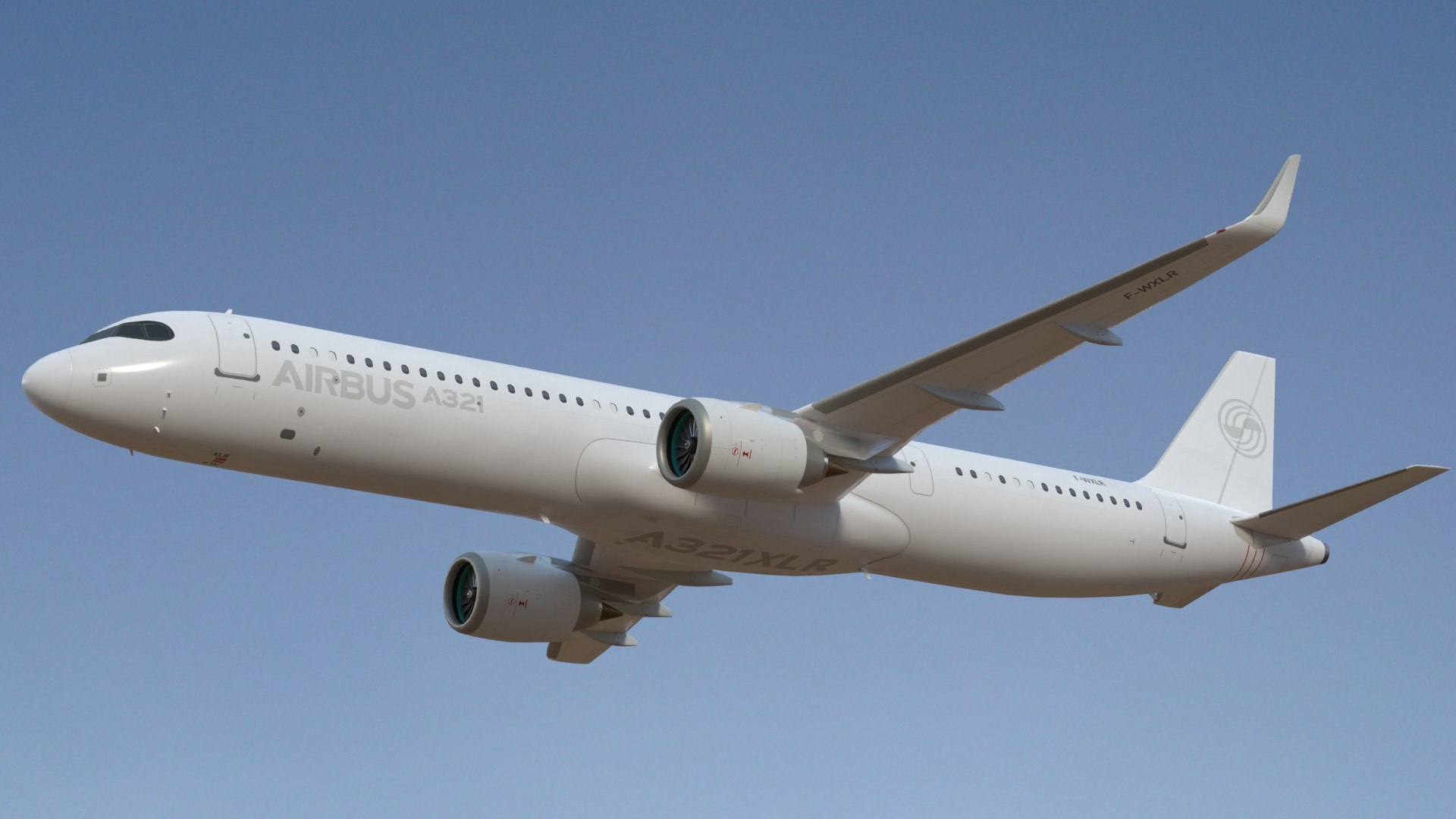 3D A321XLR White Livery SC - TurboSquid 2248218