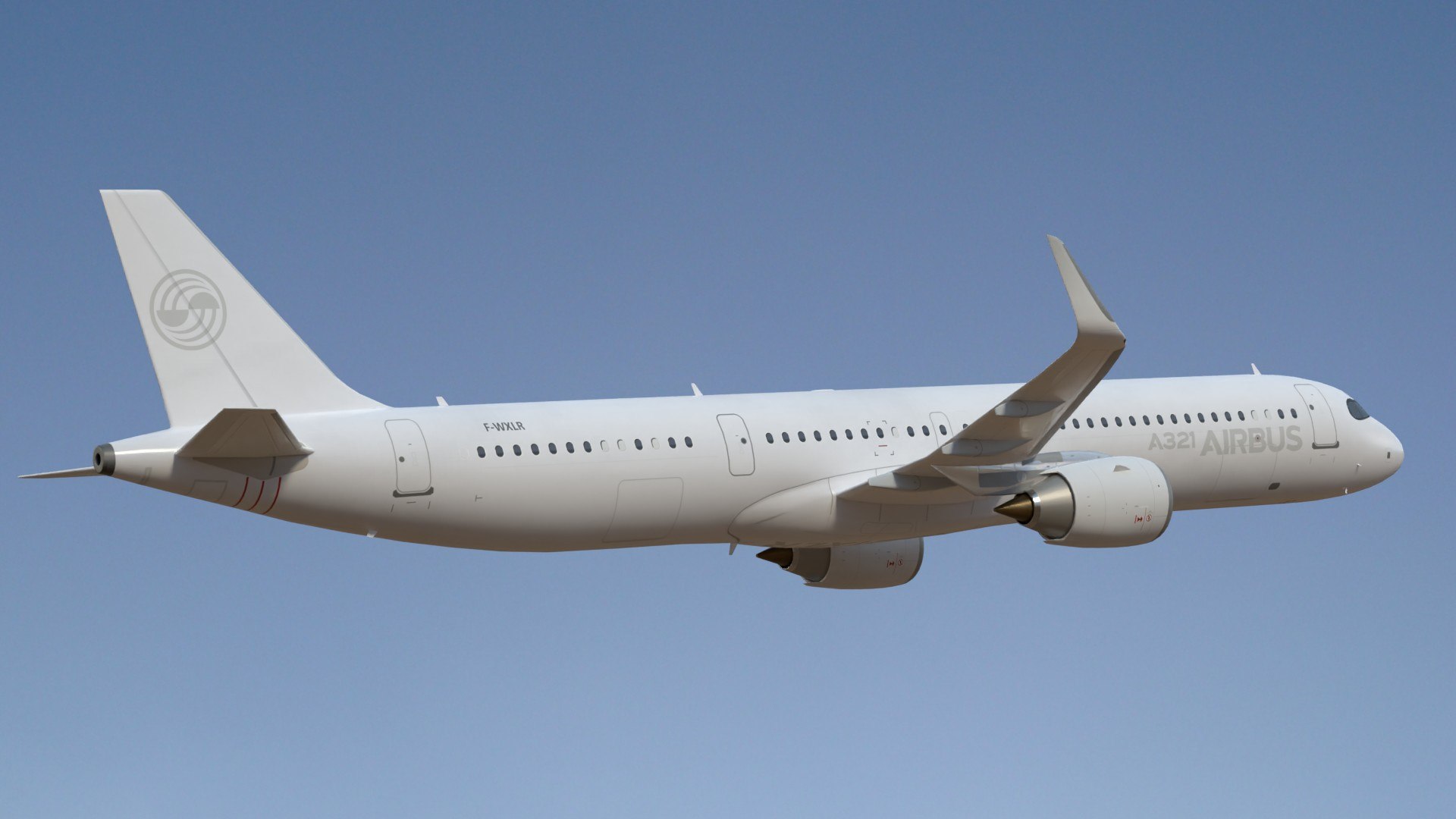 3D A321XLR White Livery SC - TurboSquid 2248218