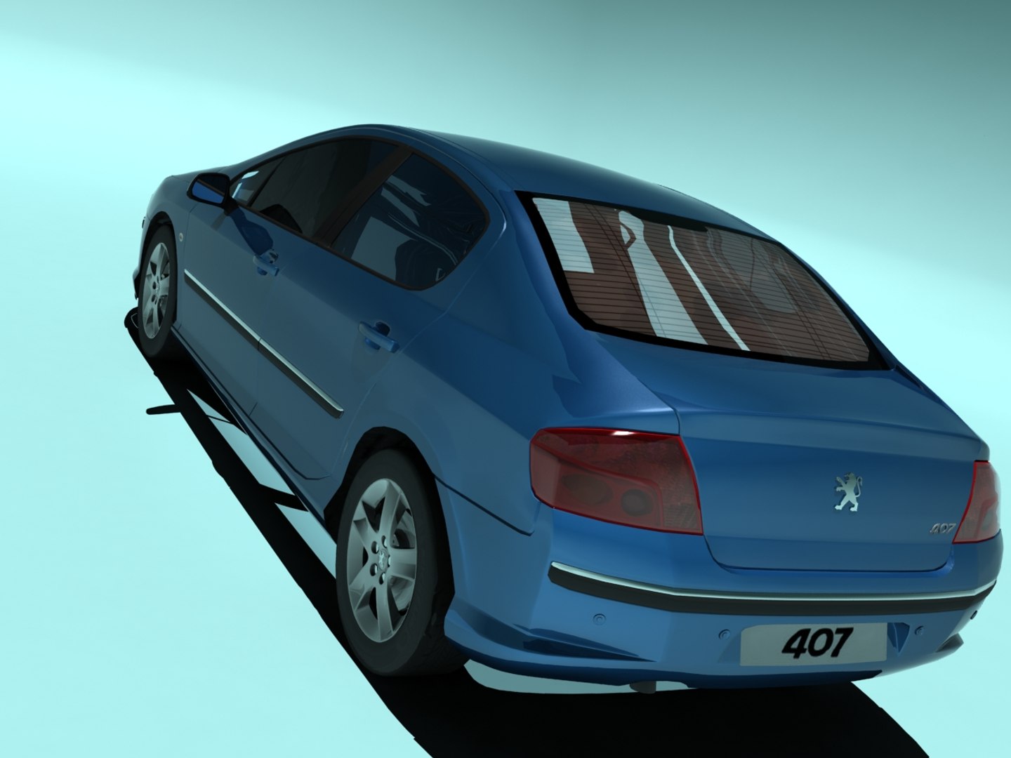 Peugeot 407 Model - TurboSquid 1568537
