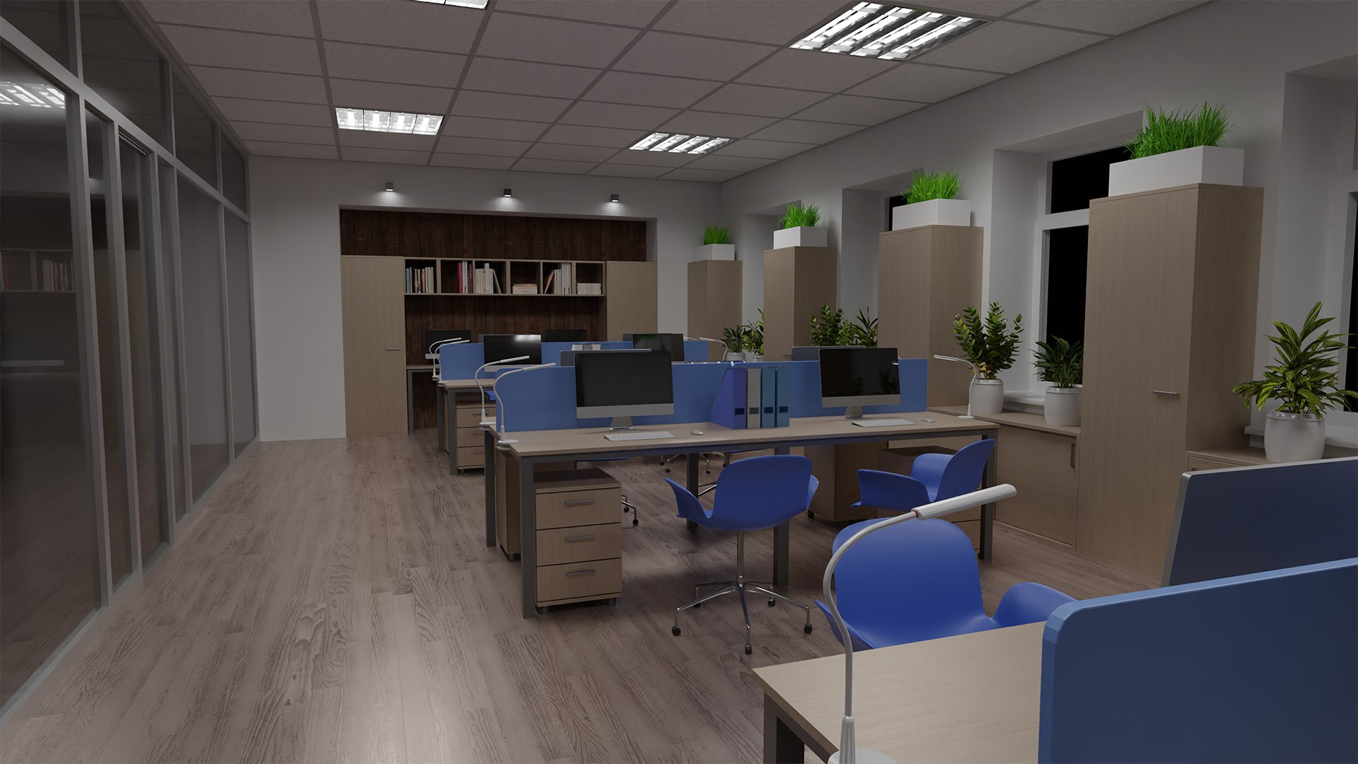 Office Model - TurboSquid 1955072