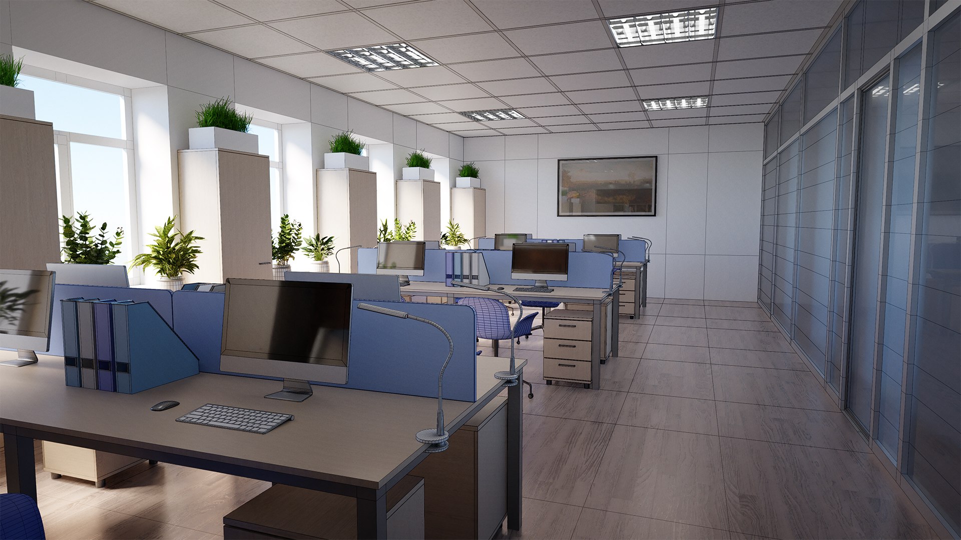 Office Model - TurboSquid 1955072