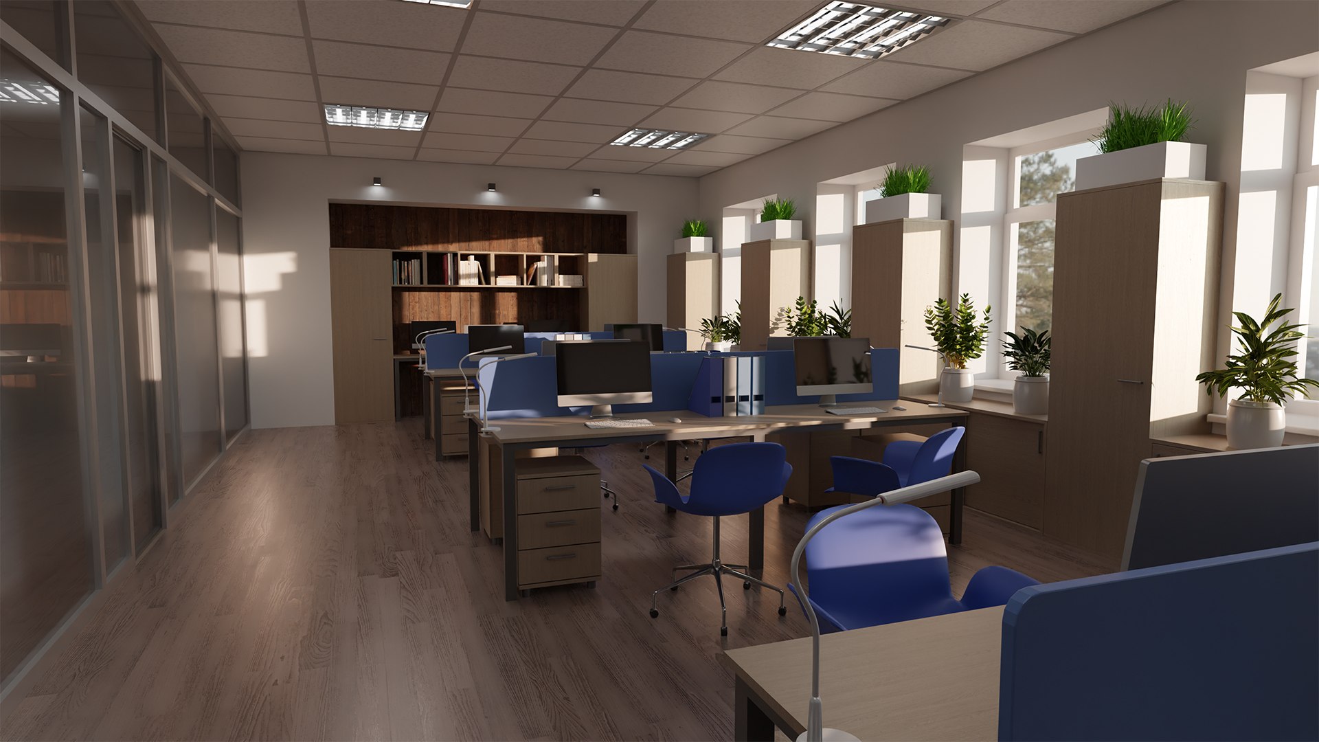 Office Model - TurboSquid 1955072