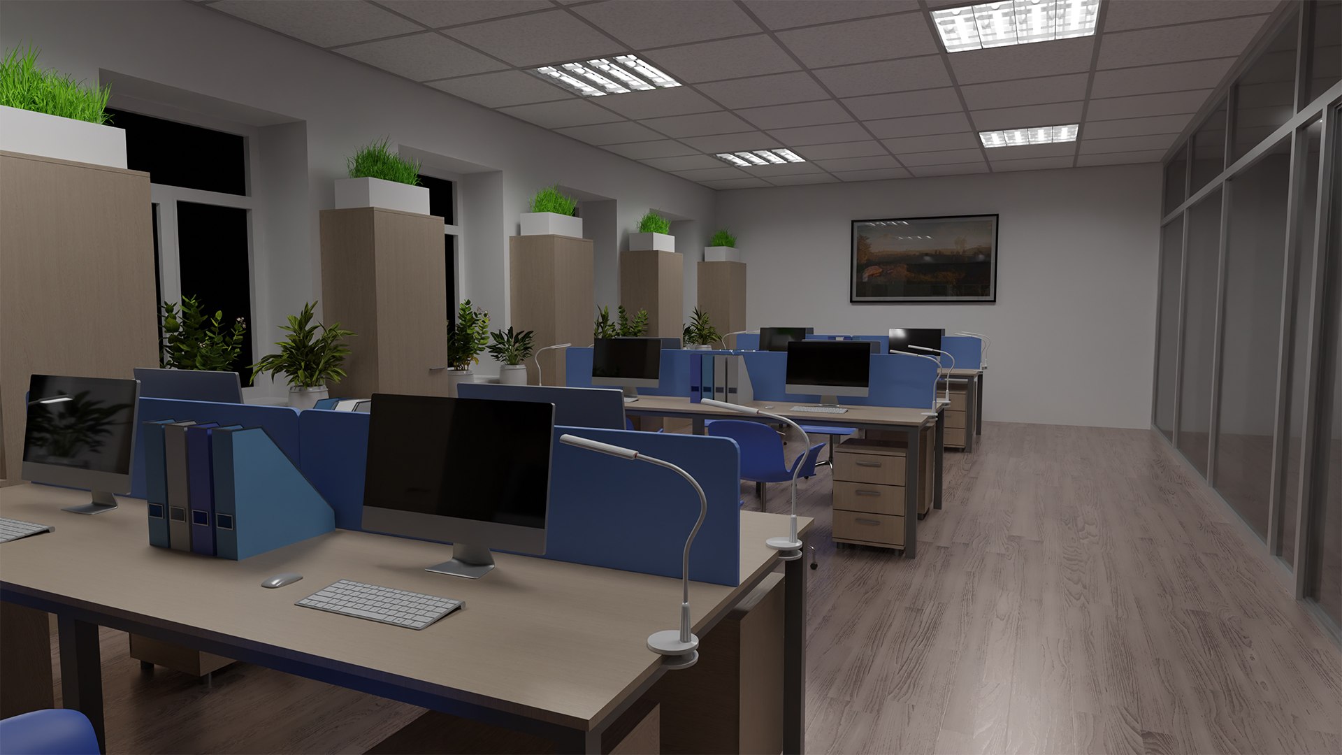 Office Model - TurboSquid 1955072