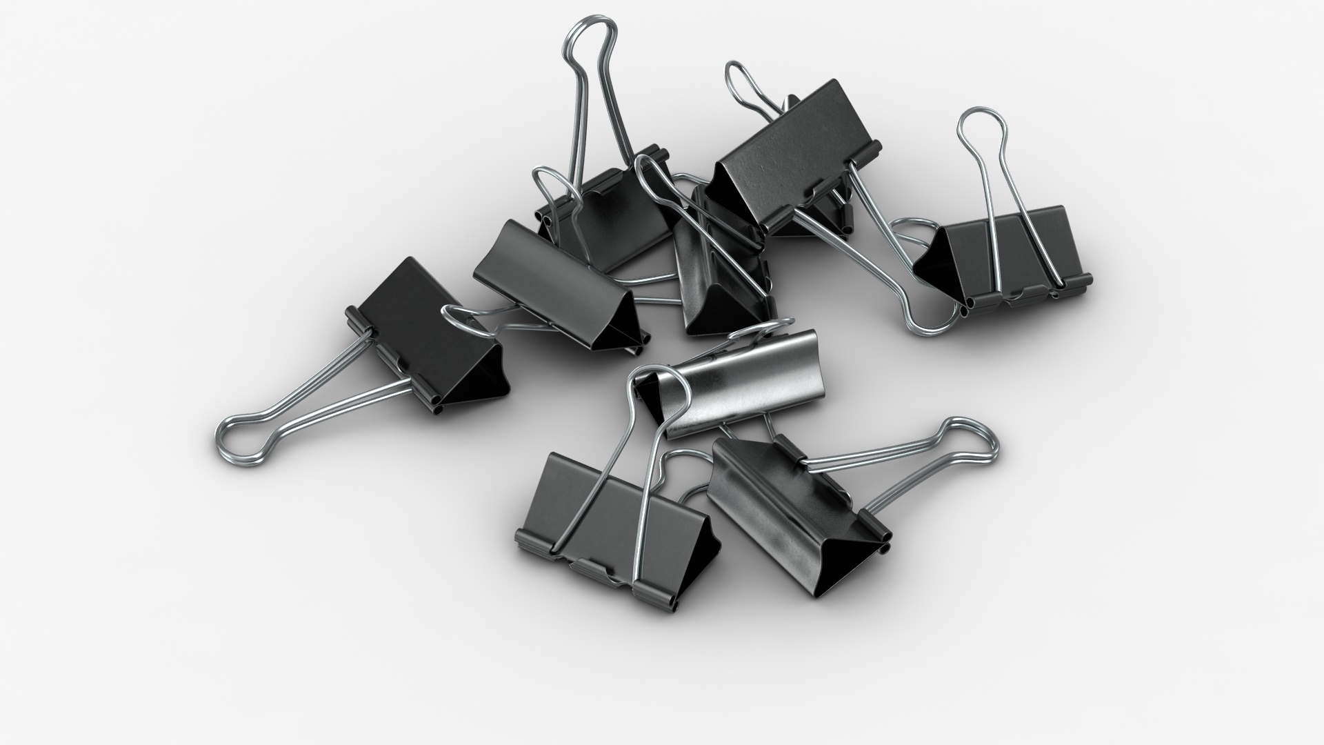 3D Model Realistic Binder Pile - TurboSquid 1626940
