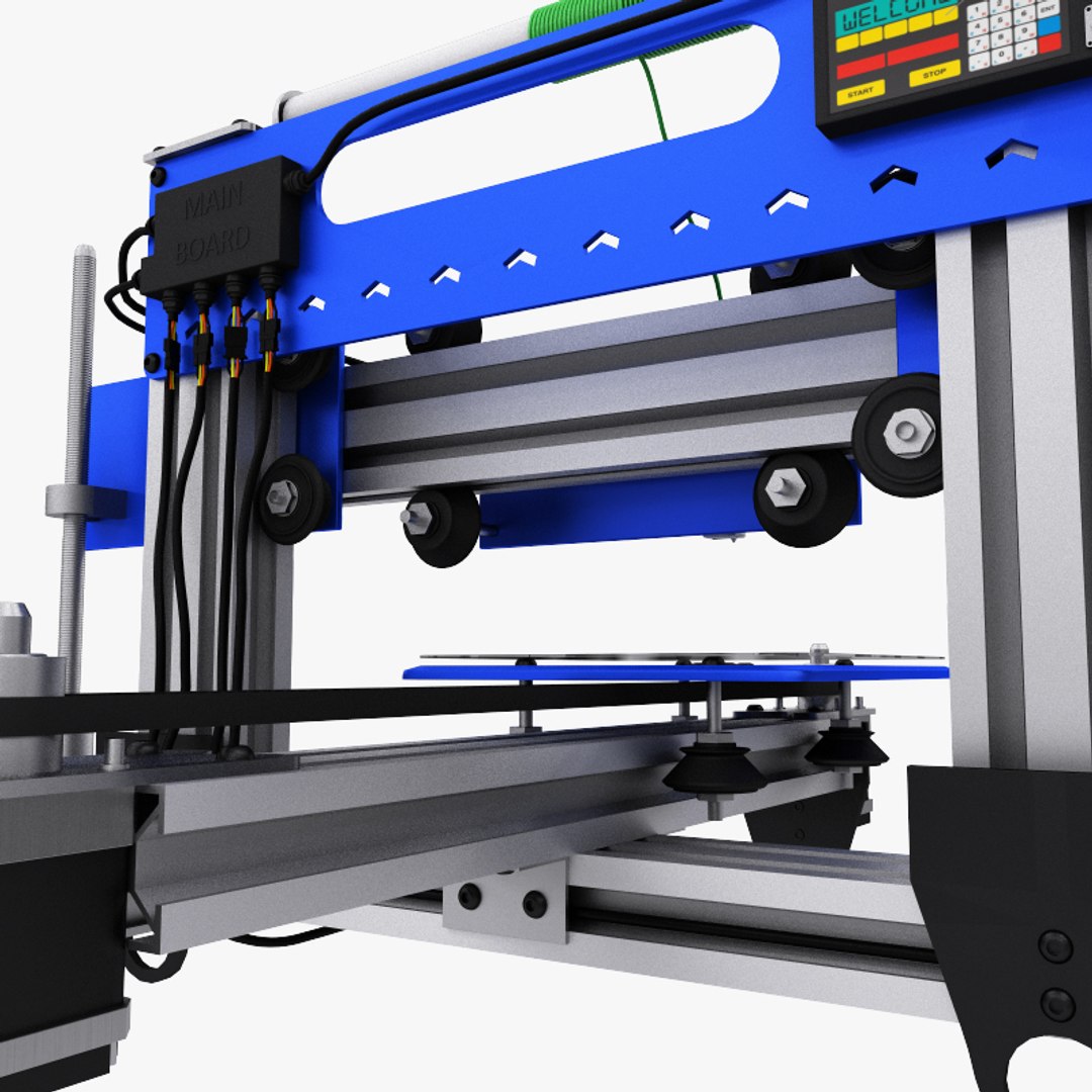 3d Realistic Printer Model