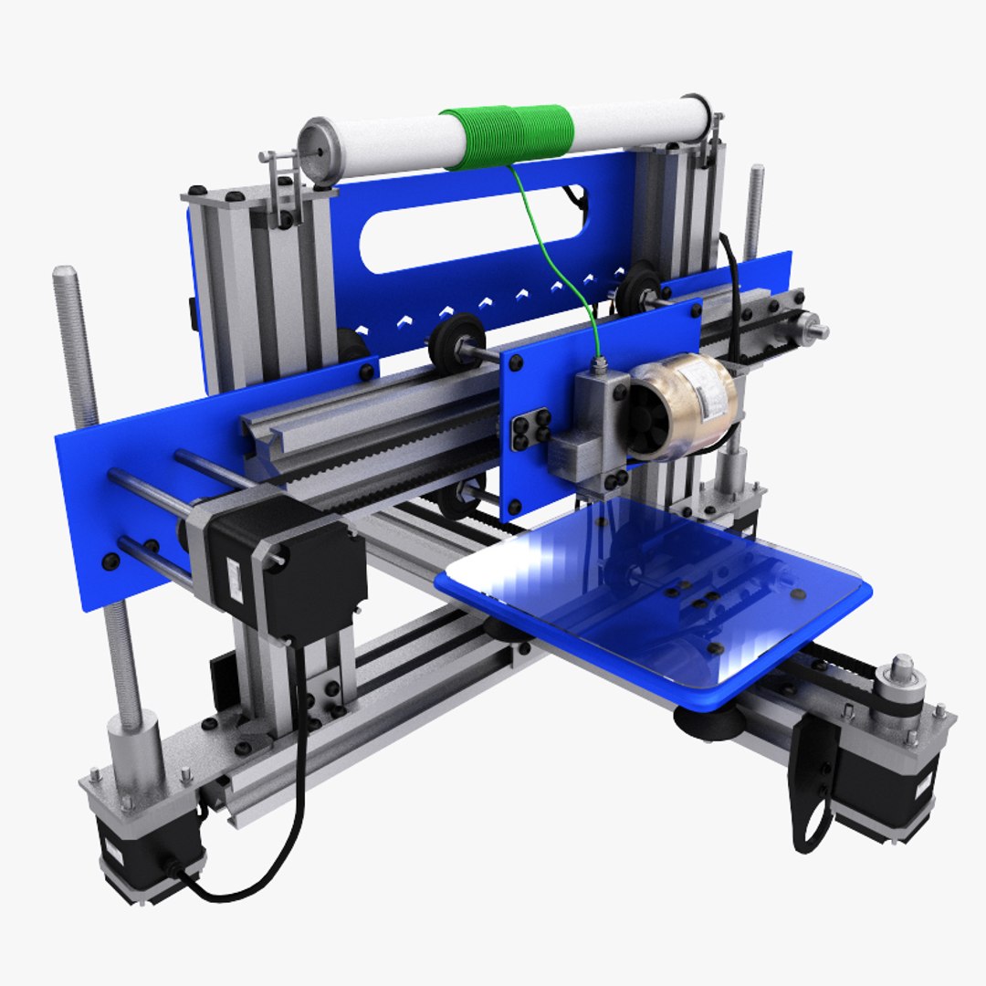 3d Realistic Printer Model