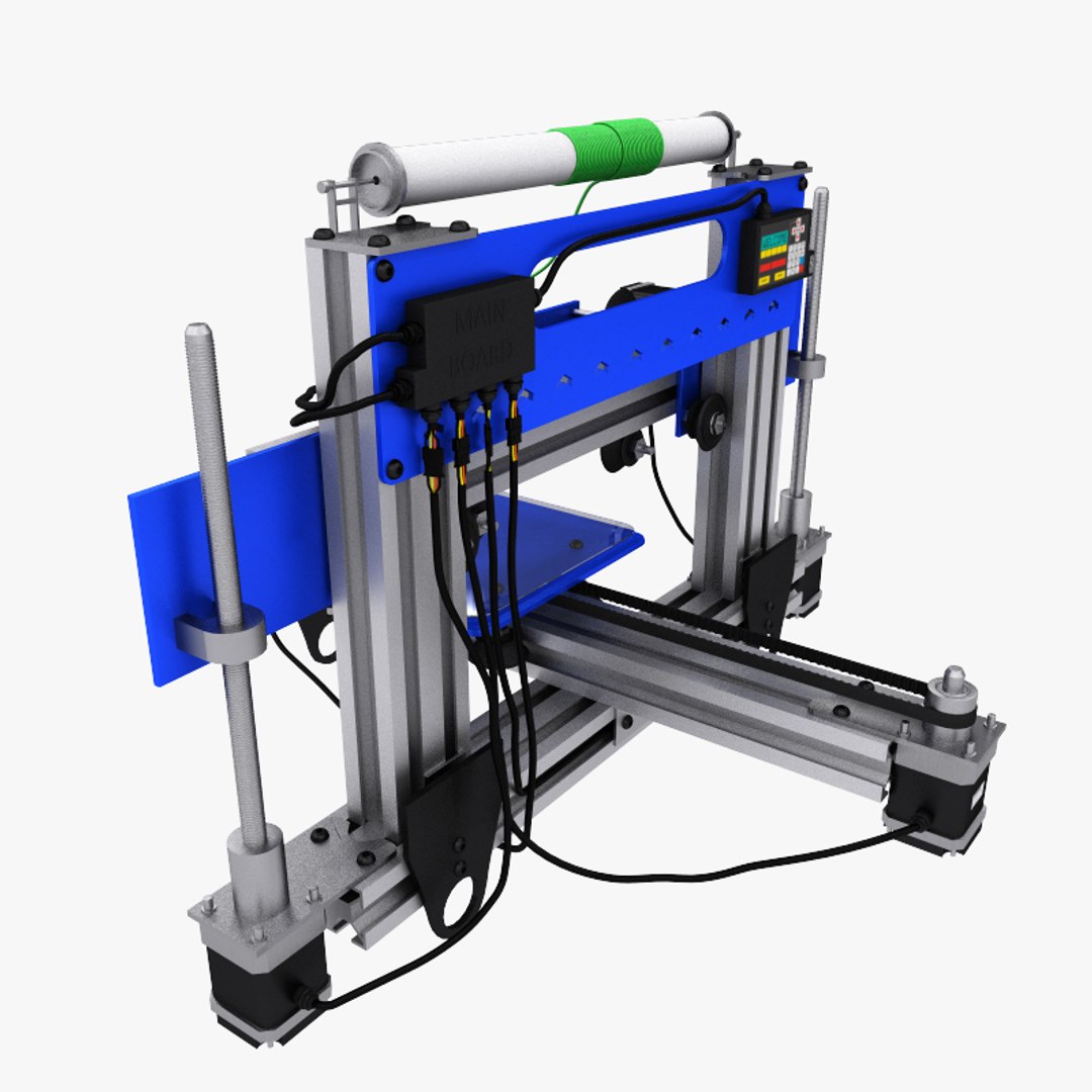 3d Realistic Printer Model