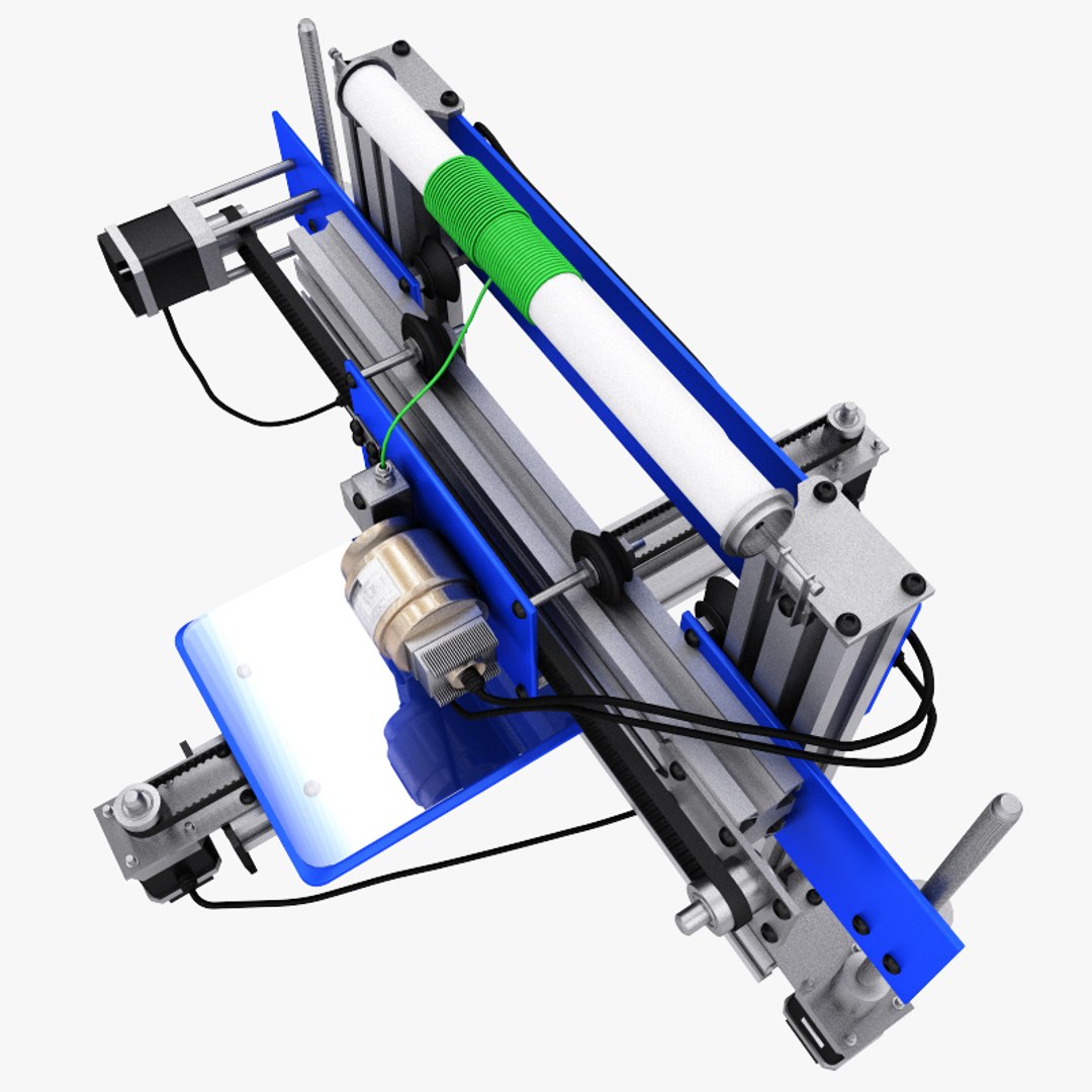 3d Realistic Printer Model