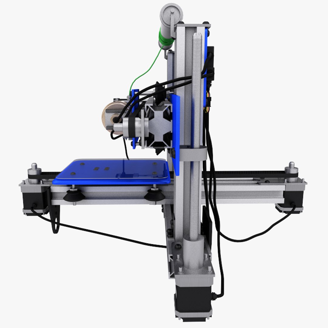 3d Realistic Printer Model