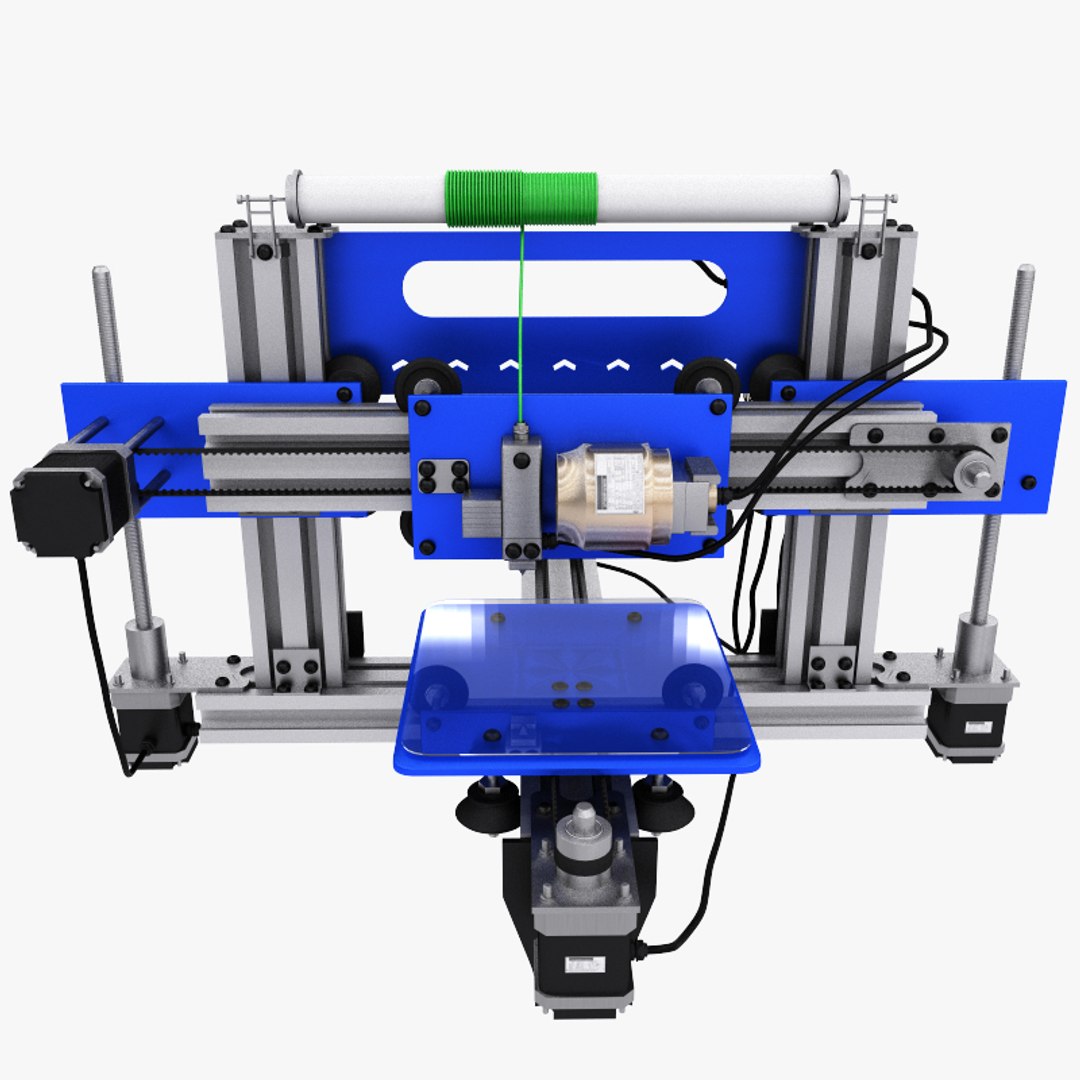 3d Realistic Printer Model