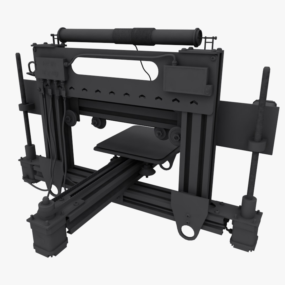 3d Realistic Printer Model