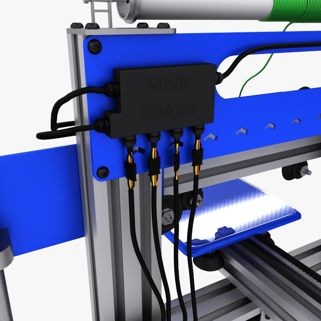 3d Realistic Printer Model