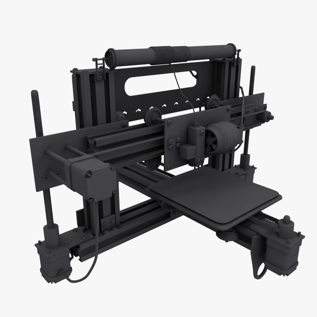 3d Realistic Printer Model