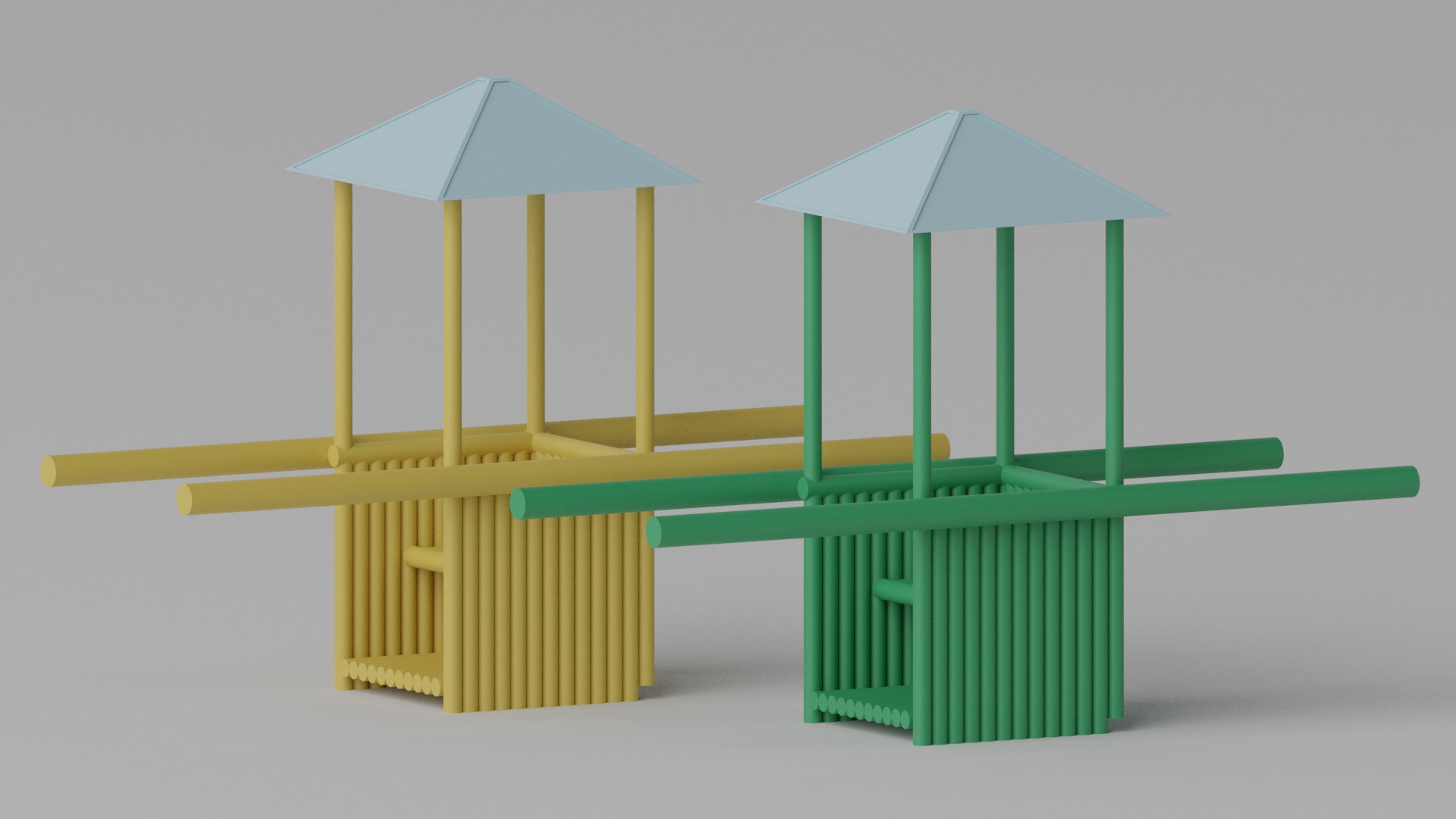 3D Bamboo Palanquin - TurboSquid 2502124