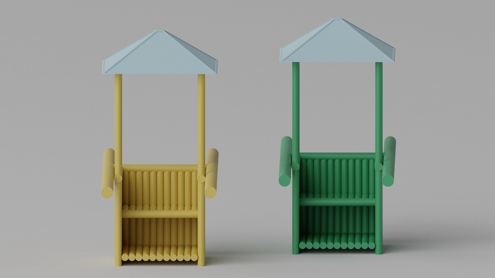 3D Bamboo Palanquin - TurboSquid 2502124