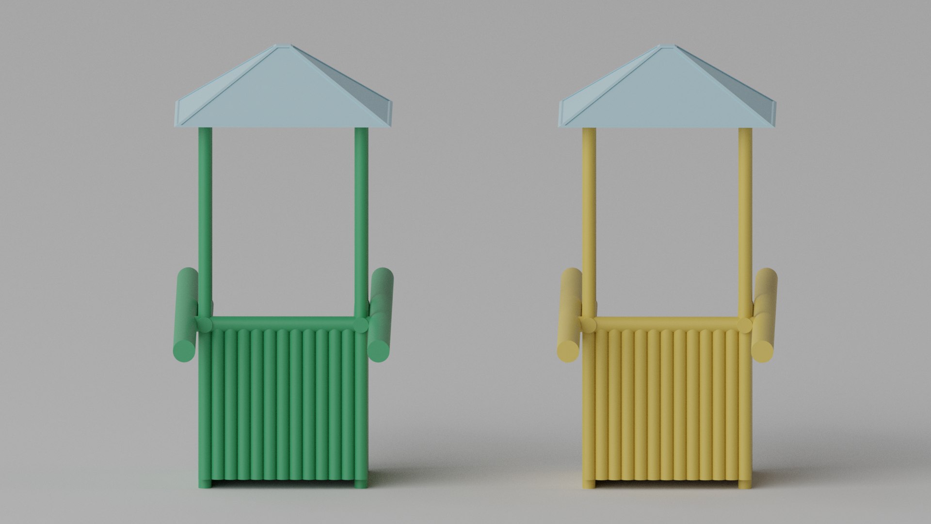 3D Bamboo Palanquin - TurboSquid 2502124