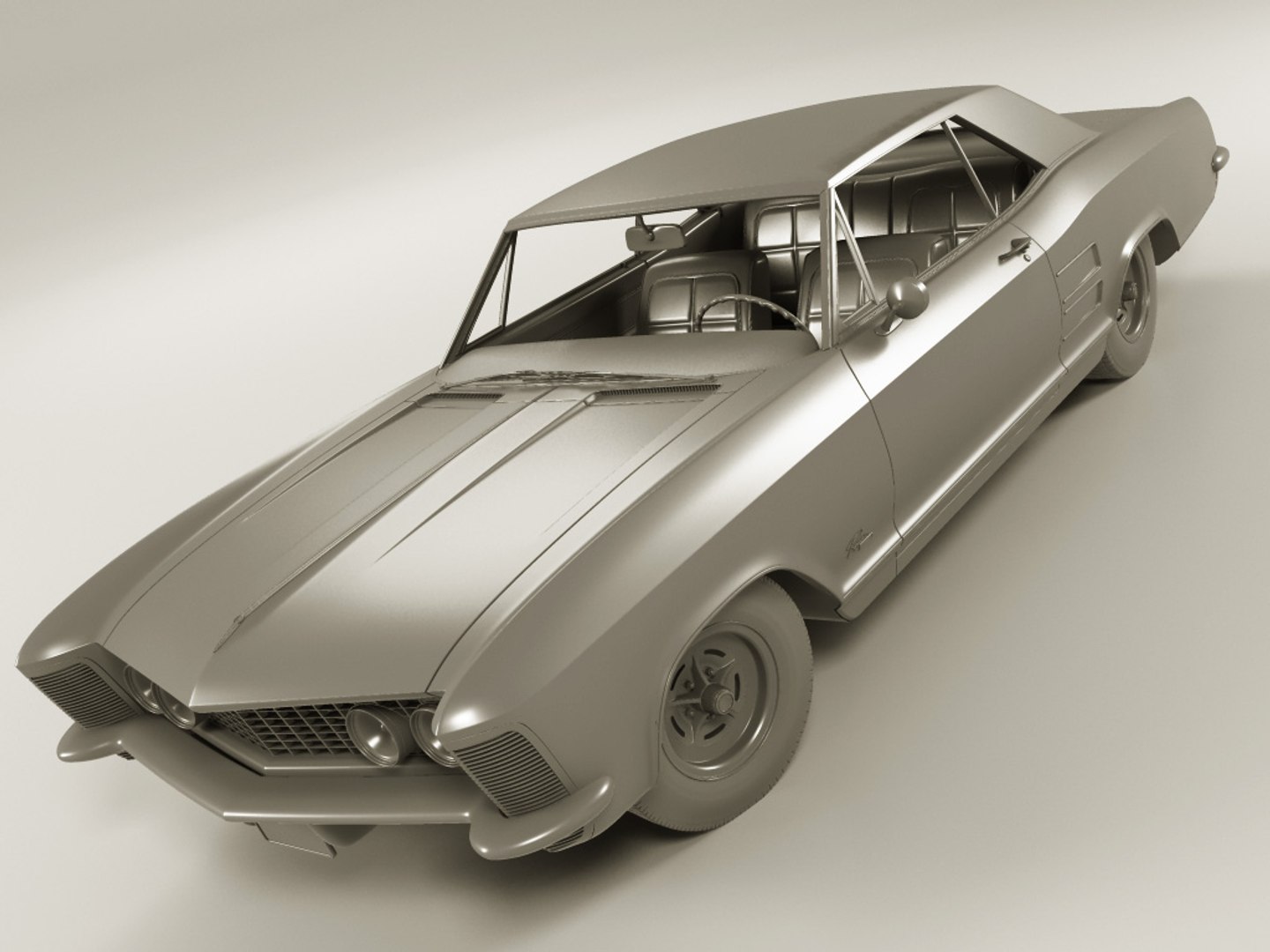 Buick Riviera 1963 3D - TurboSquid 628964