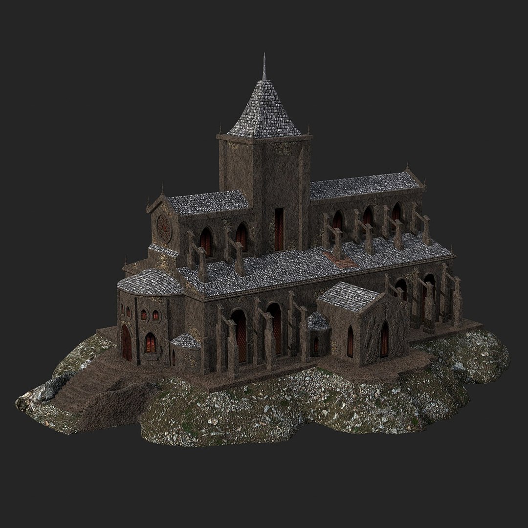 3D Model Cathedral Realistic Games | 1144083 | TurboSquid