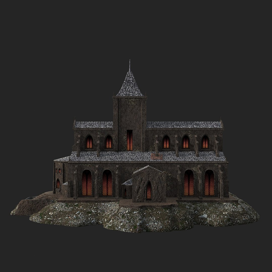 3D Model Cathedral Realistic Games | 1144083 | TurboSquid