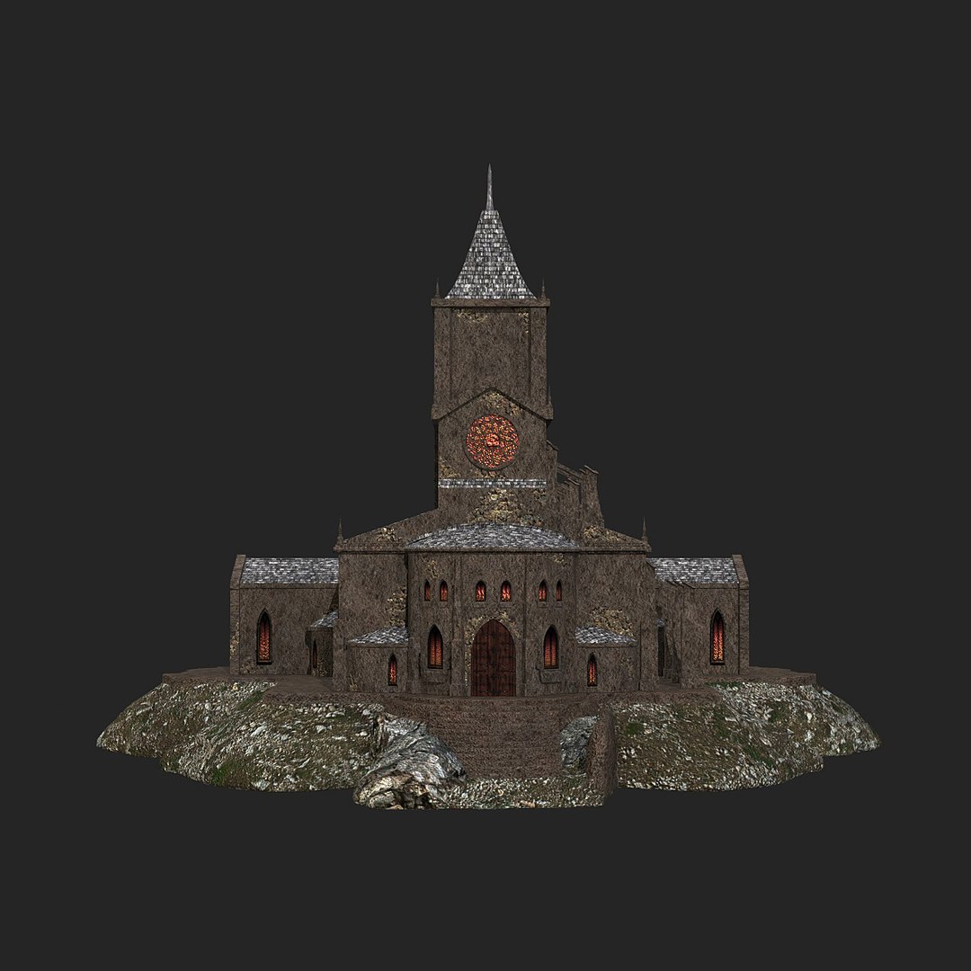3D Model Cathedral Realistic Games | 1144083 | TurboSquid