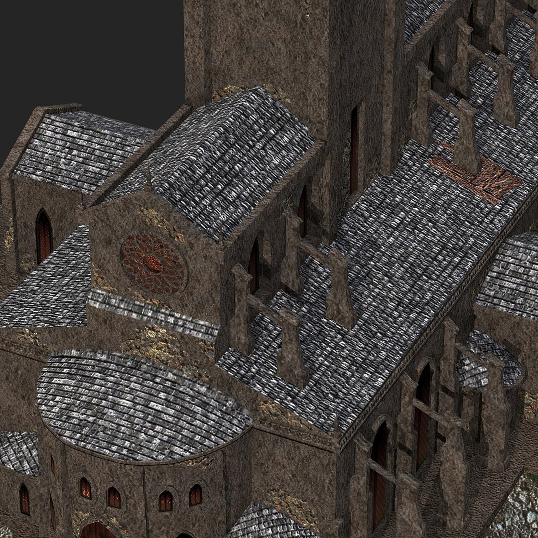 3D model cathedral realistic games | 1144083 | TurboSquid