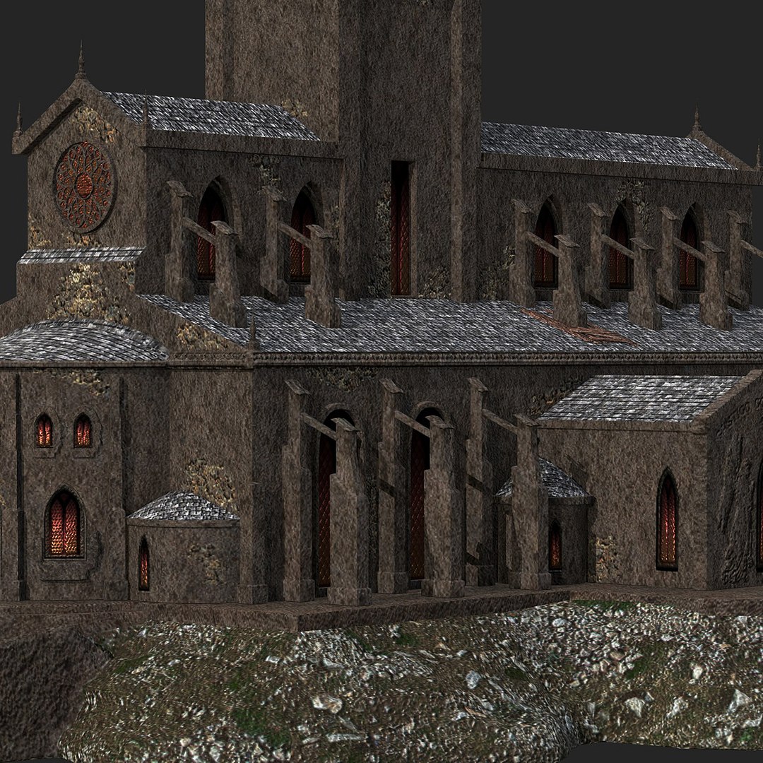 3D model cathedral realistic games | 1144083 | TurboSquid