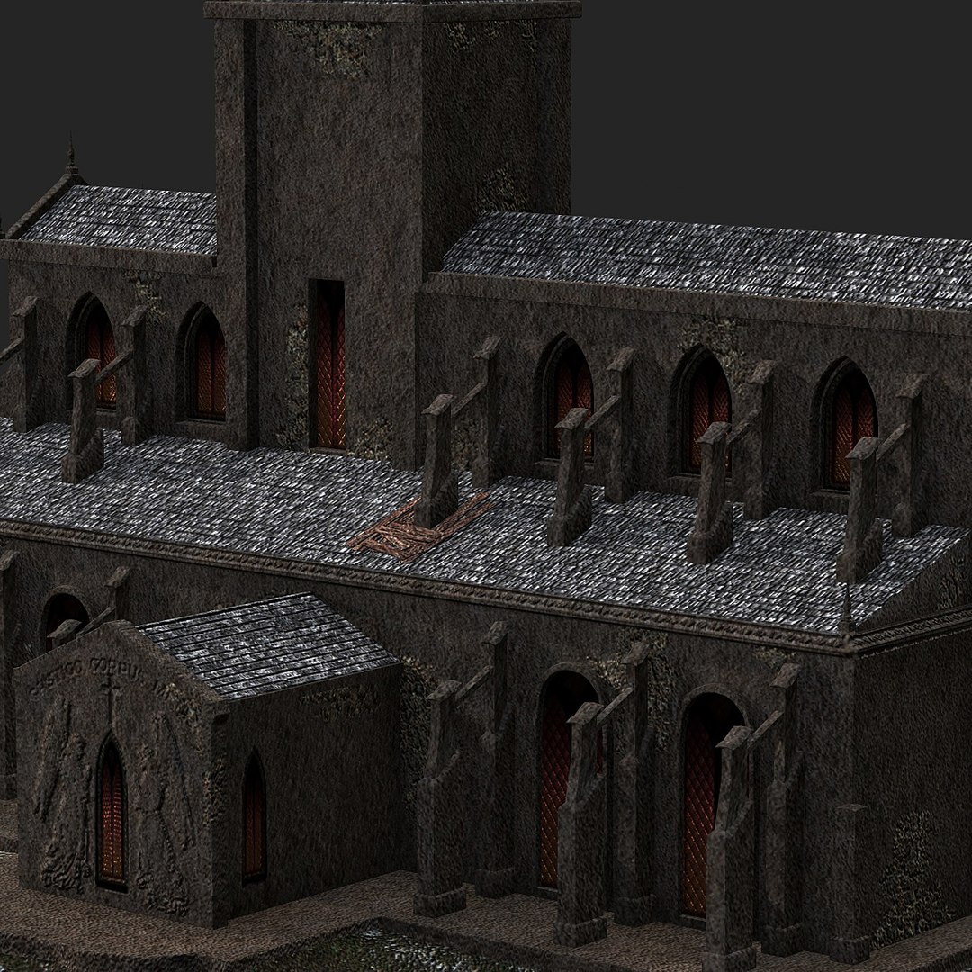 3D model cathedral realistic games | 1144083 | TurboSquid