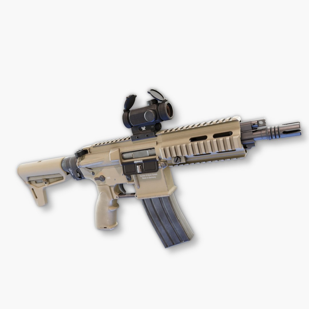 HK416 Compact 3D Model - TurboSquid 2191379