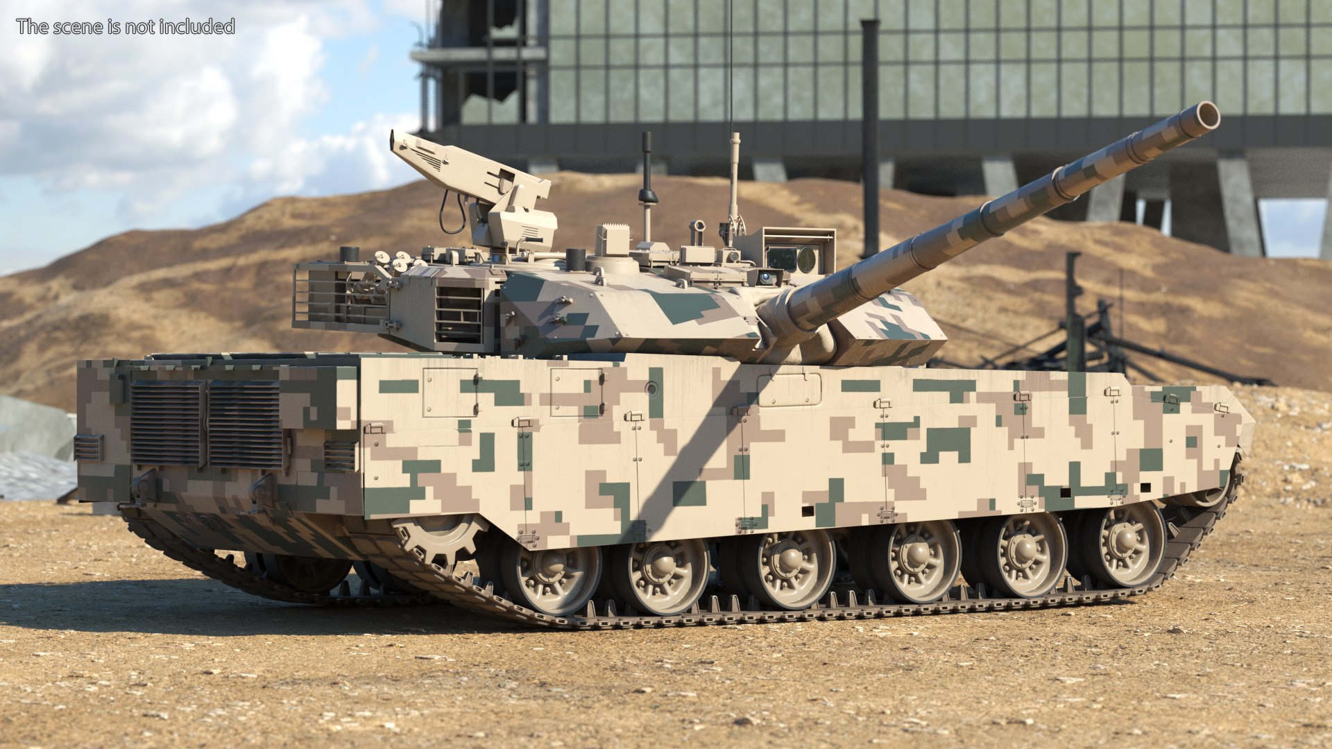 Norinco VT-4 Chinese Tank Rigged 3D model - TurboSquid 2101526