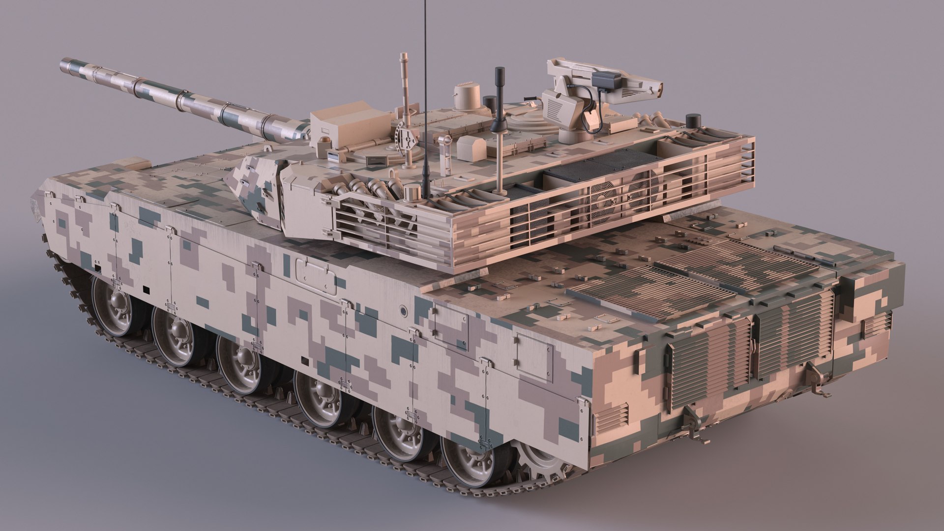 Norinco VT-4 Chinese Tank Rigged 3D model - TurboSquid 2101526