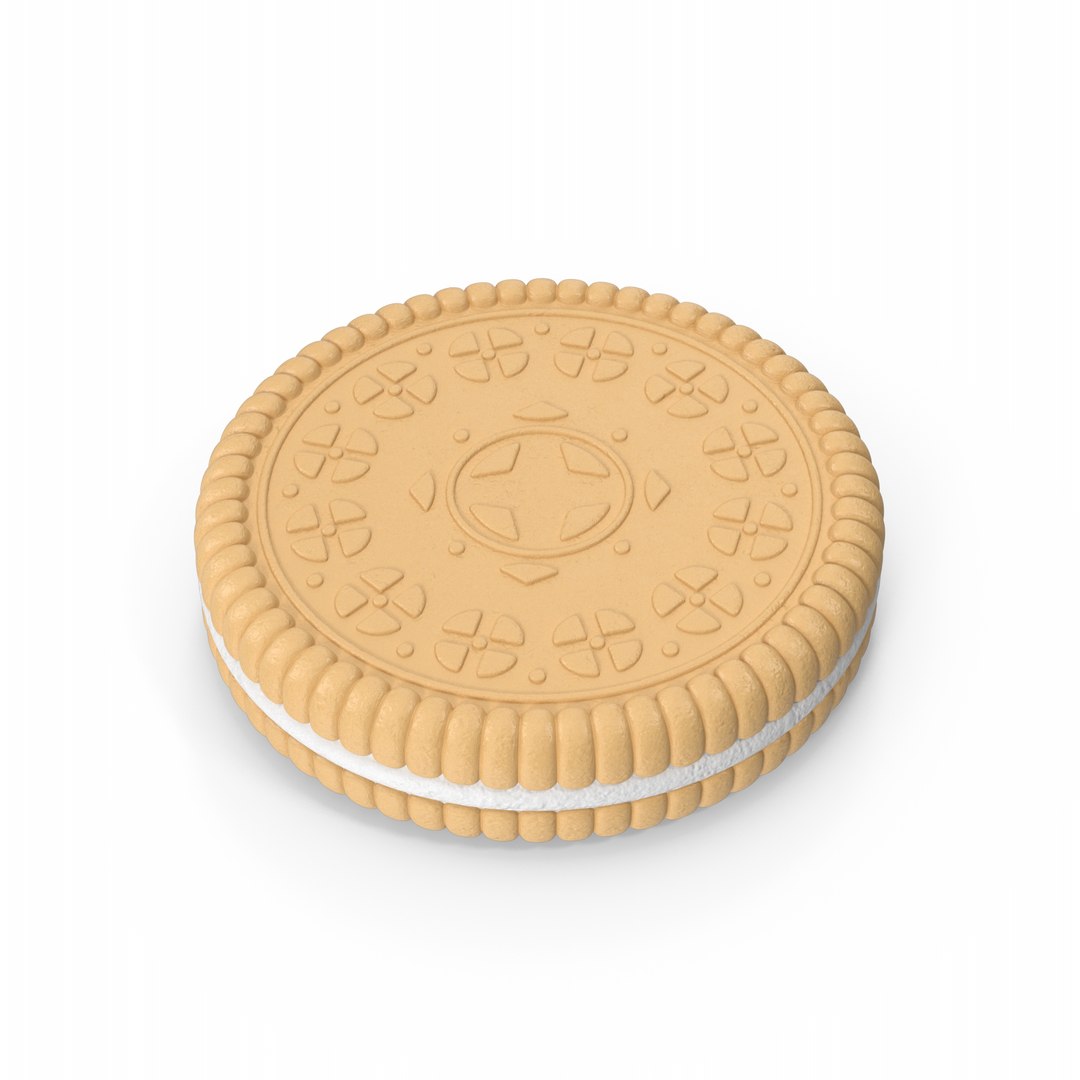 3D Sandwich Biscuit Cookie - TurboSquid 2202532
