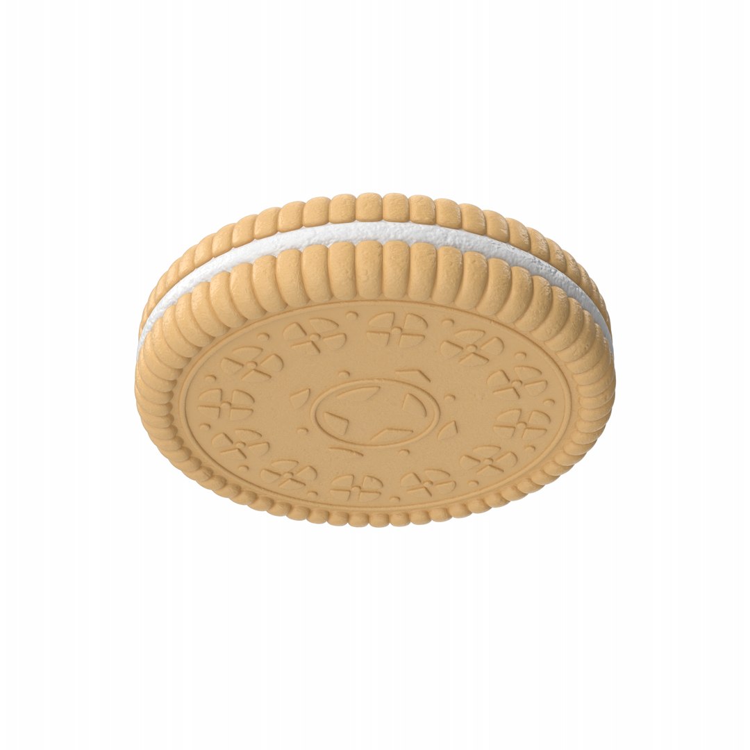 3D Sandwich Biscuit Cookie - TurboSquid 2202532