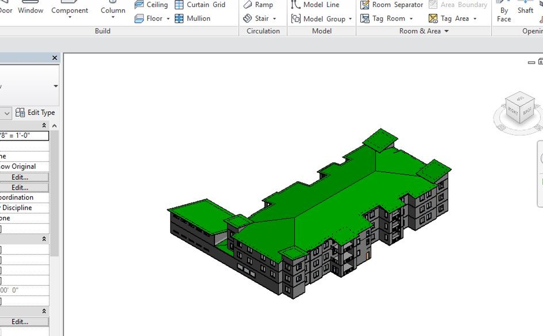 Revit Exterior Architecture 3D Model - TurboSquid 1173899