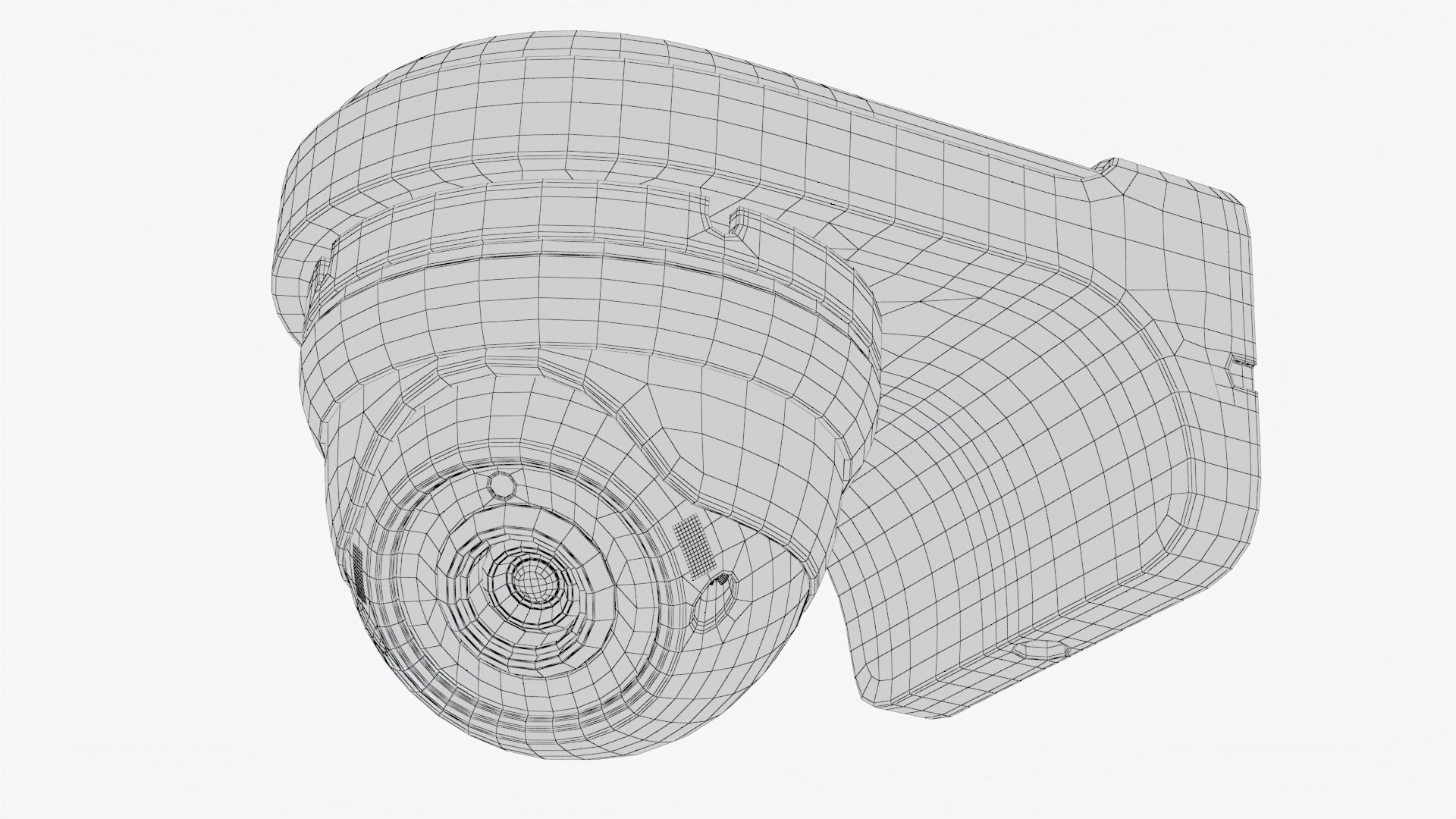 3D CCTV Camera 01 - TurboSquid 1987300